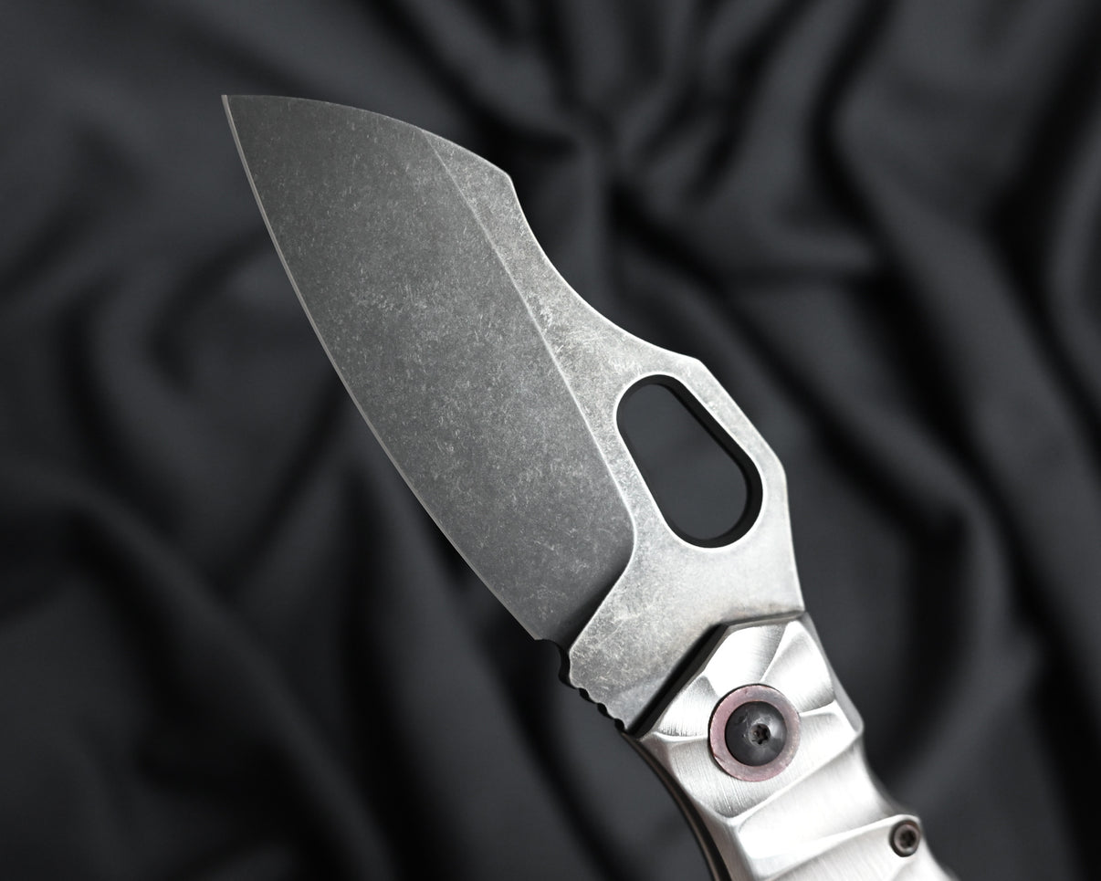 Homer Knife Hero #181 | Limited Edition Titanium Folding Knife - Black ...