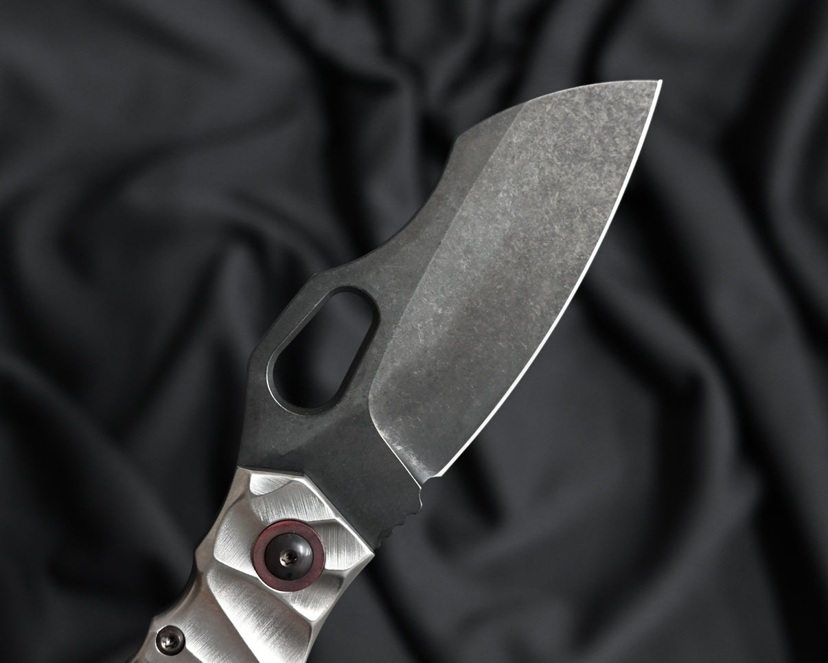Homer Knife Hero #181 | Limited Edition Titanium Folding Knife - Black ...